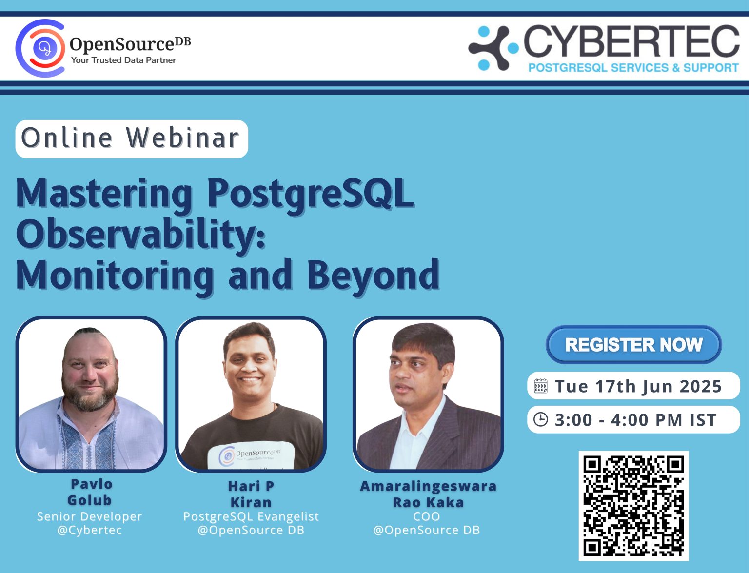 Webinar: CYBERTEC - OpenSourceDB