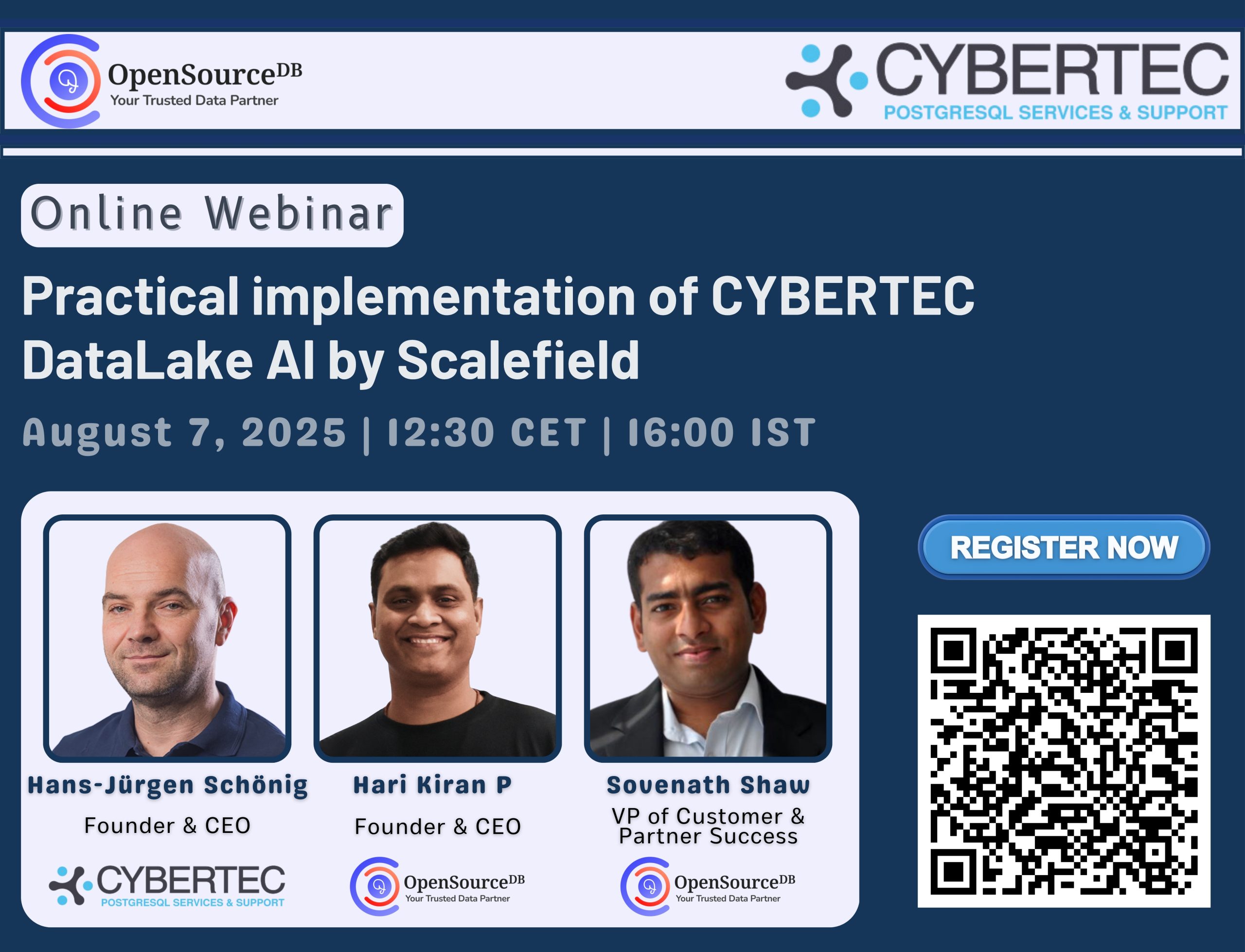 Webinar: CYBERTEC - Datalake AI by Scalefield - OpenSourceDB